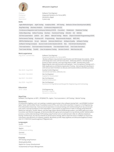 Alhussein Zaghloul Pdf Selenium Software Quality Assurance