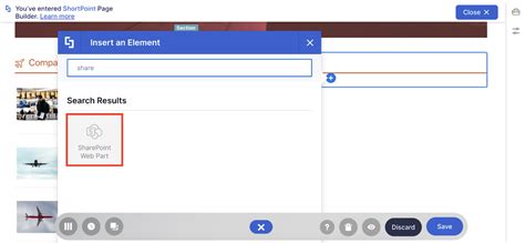 How To Add A Calendar To A Page Using The Sharepoint Web Part Design Element Shortpoint Support