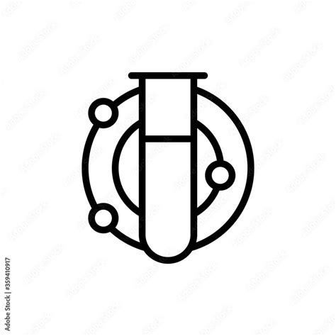 Flask Atom Icon Simple Color Vector Elements Of Stinks Icons For Ui And Ux Website Or Mobile