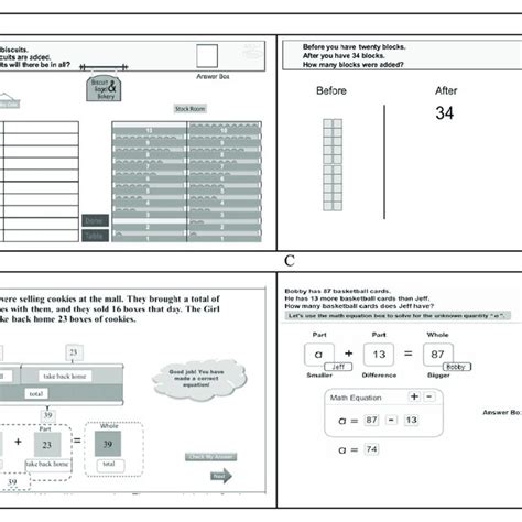 Sample Screenshots Of Modules A B And C In The MBPS Computer Tutor Download Scientific