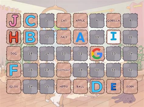 Abc Memory Game Matching Pairs