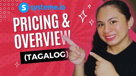 systeme io tutorial part 1 systeme io pricing and overview tagalog