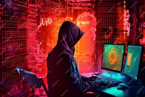 premium photo cyber criminal protection of personal data hacking the