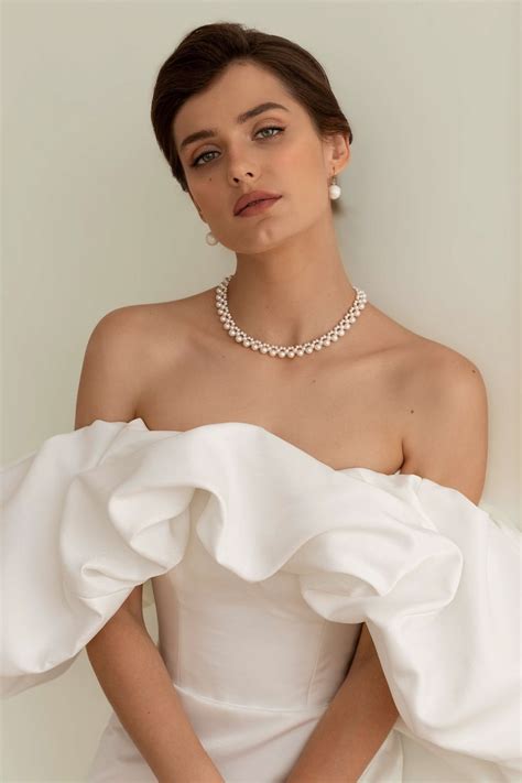 Adèle Pearl Necklace Etsy