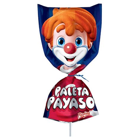 Ricolino Paleta Payaso Marshmallow Lollipop 15 Count