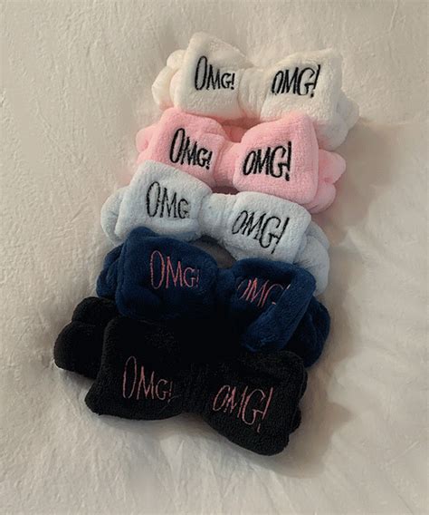 [1 1 당일발송] 극세사 오마갓 Omg 세안밴드 5color 헤어밴드 에이블리