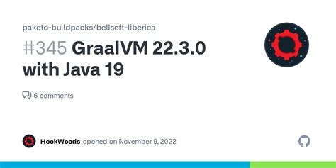 Graalvm 22 3 0 With Java 19 · Issue 345 · Paketo Buildpacks Bellsoft