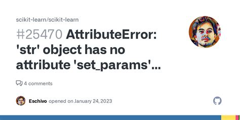 Attributeerror Str Object Has No Attribute Setparams When Tuning