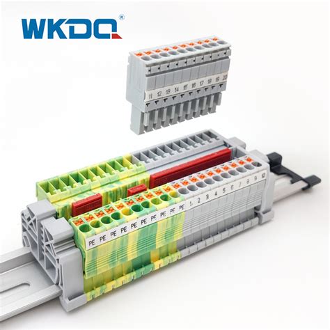 Pt 251p Plug In Connection 25mm Feed Through Din Rail Terminal