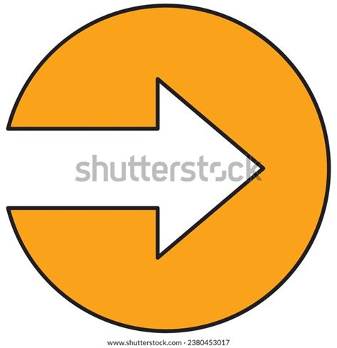 Arrow Icon Direction Sign Navigation Symbol Stock Vector Royalty Free 2380453017 Shutterstock
