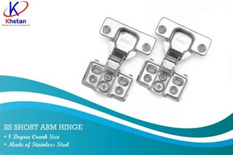 124 Kg Khetan Short Arm Hinge Stainless Steel At Rs 199set In Prayagraj Id 2851214883788