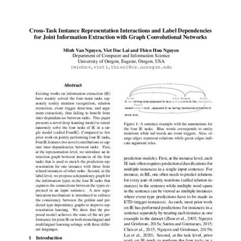 Cross Task Instance Representation Interactions And Label Dependencies For Joint Information