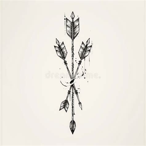 Simple And Versatile Black And White Drawing Of Arrows Suitable For Various Design Projects