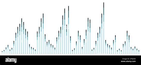 Audio Levels Simple Vector Sound Wave Display Audio Waveform Graphics