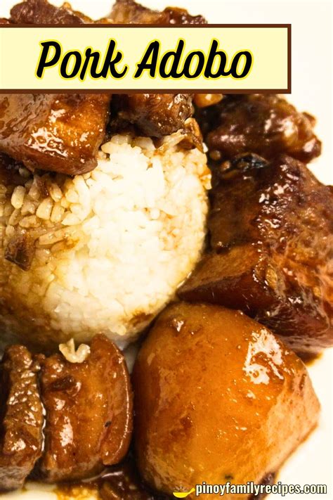 Pork Adobo Recipe Pinoy Family Recipes
