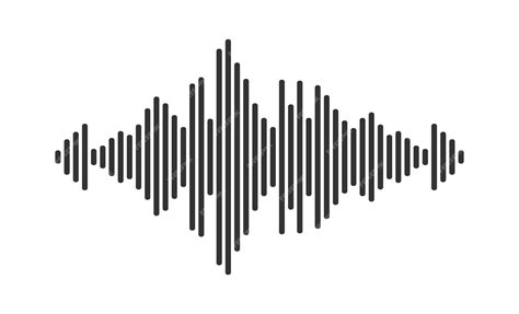 Premium Vector Sound Wave In Pulse Vibration Form For Musical Equalizer Vector Illustration In