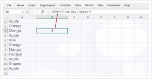 Understanding The COUNTIF Function In Excel Learn Excel And Sheets