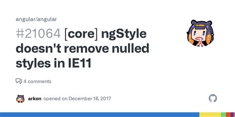 Core NgStyle Doesn T Remove Nulled Styles In IE Issue Angular Angular GitHub
