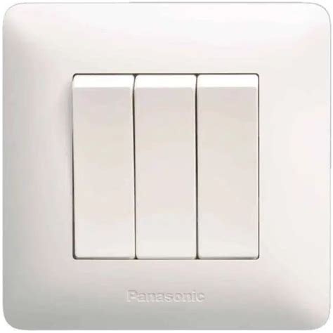 3 Gang Two Way Switch Panasonic Homefit