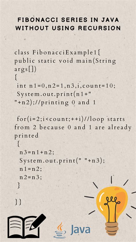 Fibonacci Series In Java Ranything