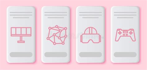 set line solar energy panel neural network virtual reality glasses