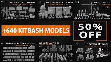 640 Kitbash Models Rooftops Propsstreet Kitbashindustrial Kitbash 640 Kitbash Models Rooftops Propsstreet Kitbashindustrial Kitbash