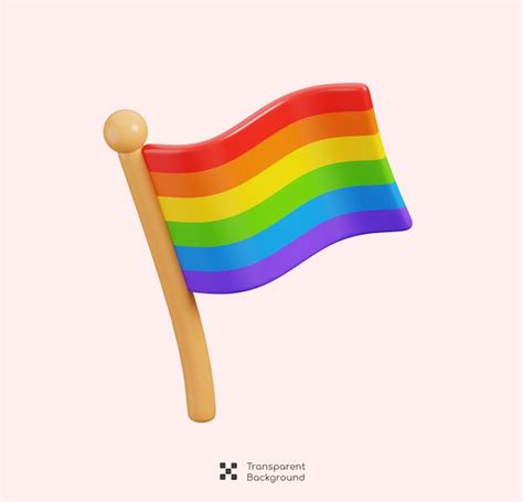 Premium Psd Rainbow Flag Decorations Celebrating Lgbtq Pride Month