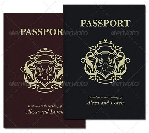 Passport Template For Word