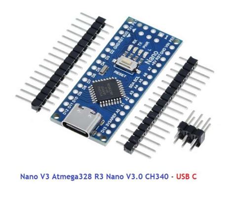 Jual Arduino Nano V3 Type C Atmel Atmega328p Ch340 Tanpa Cable Di