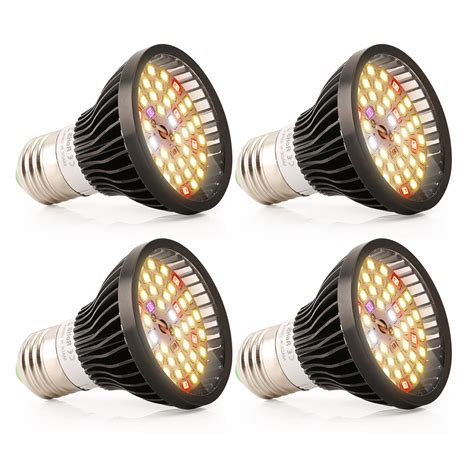 수경 재배 꽃용 전체 스펙트럼 램프 실내 식물 성장 조명 Led 성장 조명 E27 로트당 4 개 56 개그로잉 램프 Aliexpress