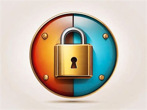Premium Photo Security Shield Lock Icon On White Background 3d Render Concept For Protection