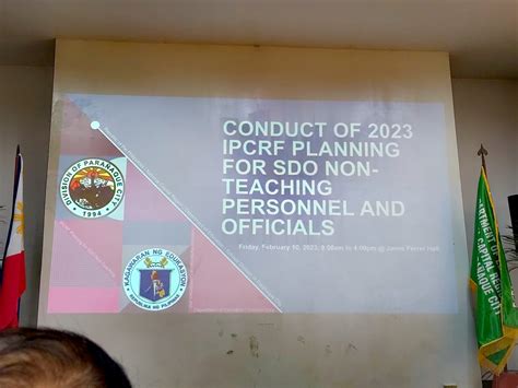 Division Conducts 2023 Ipcr Planning Division Of Paranaque City