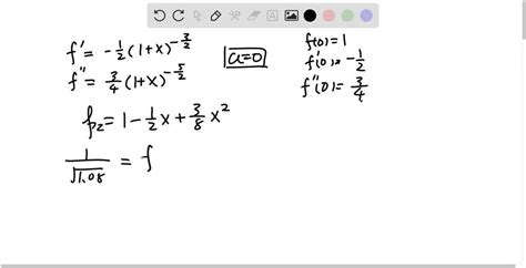 solved in each of exercises 1 12 approximate f x at the indicated