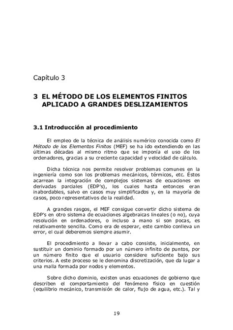 pdf capítulo 3 3 el mÉtodo de los elementos finitos aplicado a