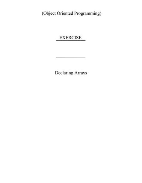 Lab Exp Declaring Classes Doc Programming Languages Computing