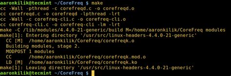 Corefreq A Powerful Cpu Monitoring Tool For Linux Systems