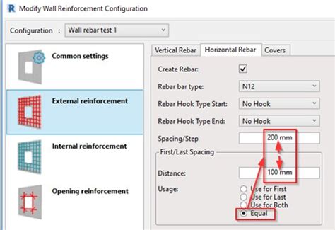 New Features Added To Wall Reinforcement Revit Tool Rebar Spacing Hooks Edge Rebar ARKANCE