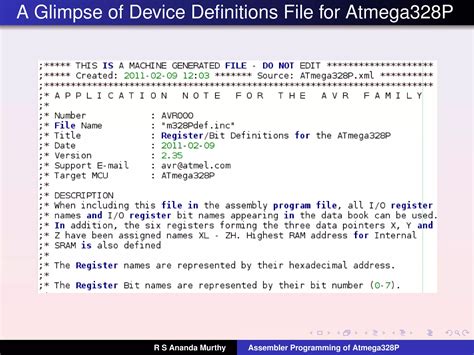 L11 Assembly Language Programming Of Atmega328 P Pdf