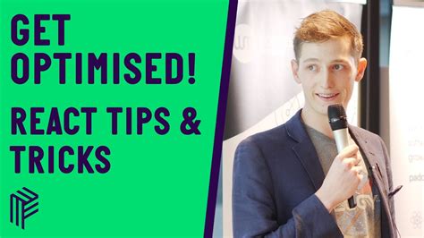 react optimization tips and tricks time to react may 2019 youtube