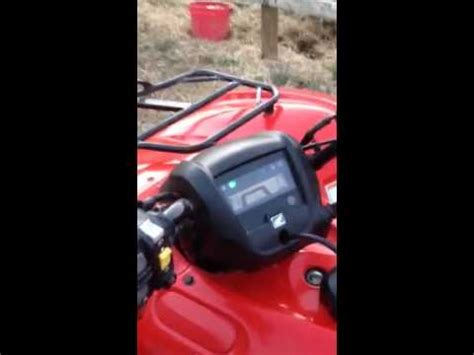 Review on the Honda rancher electric shift - YouTube