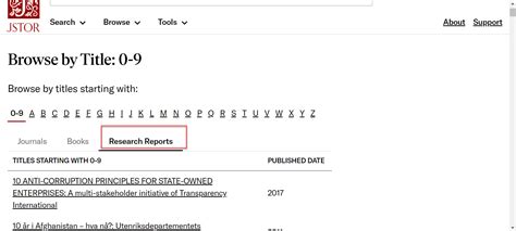accessing research reports publisher support