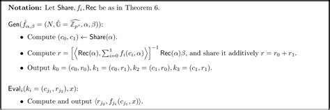 Figure 1 From Information Theoretic Distributed Point Functions Semantic Scholar