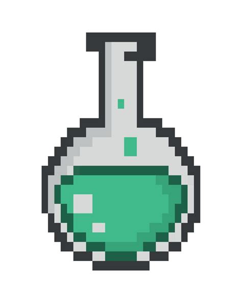 Chemical Flask Pixel 10507378 Vector Art At Vecteezy