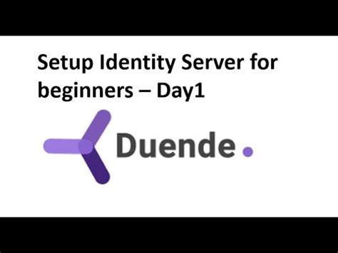 Duende Identity Software Setup For Beginners Day Youtube