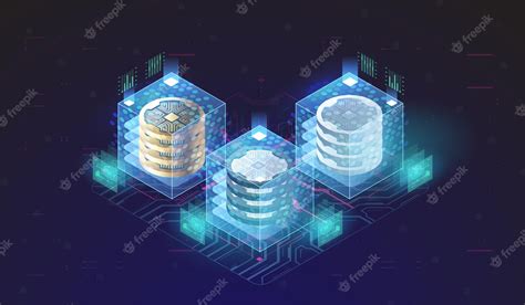 Premium Vector Cryptocurrency And Blockchain Concept Data