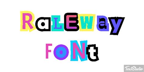 Raleway Font Font Animated  Logo Designs