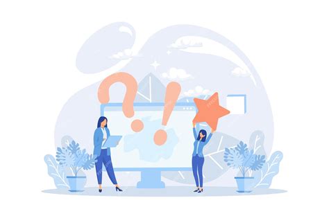 Premium Vector Frequency Asked Questions And Helpdesk Illustration Characters Contacting With