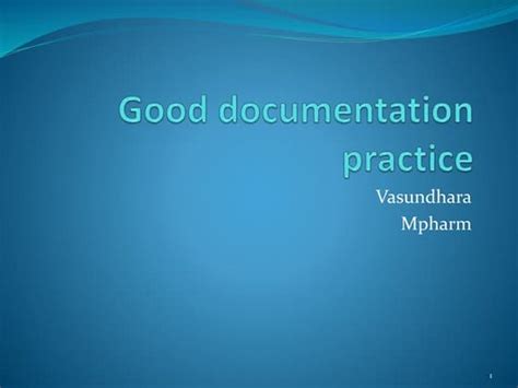 Gmp Good Documentation Practices Pptx Manufacturing Industry Industries