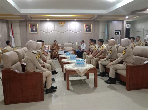 Magang Hampir Usai Taruna Taruni Sttd Silaturahmi Dengan Bupati Banjar