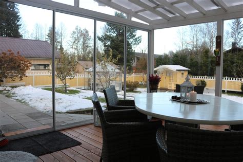 Tuuliannikantuvassa Lasitettu Terassi Vihdoin Valmis